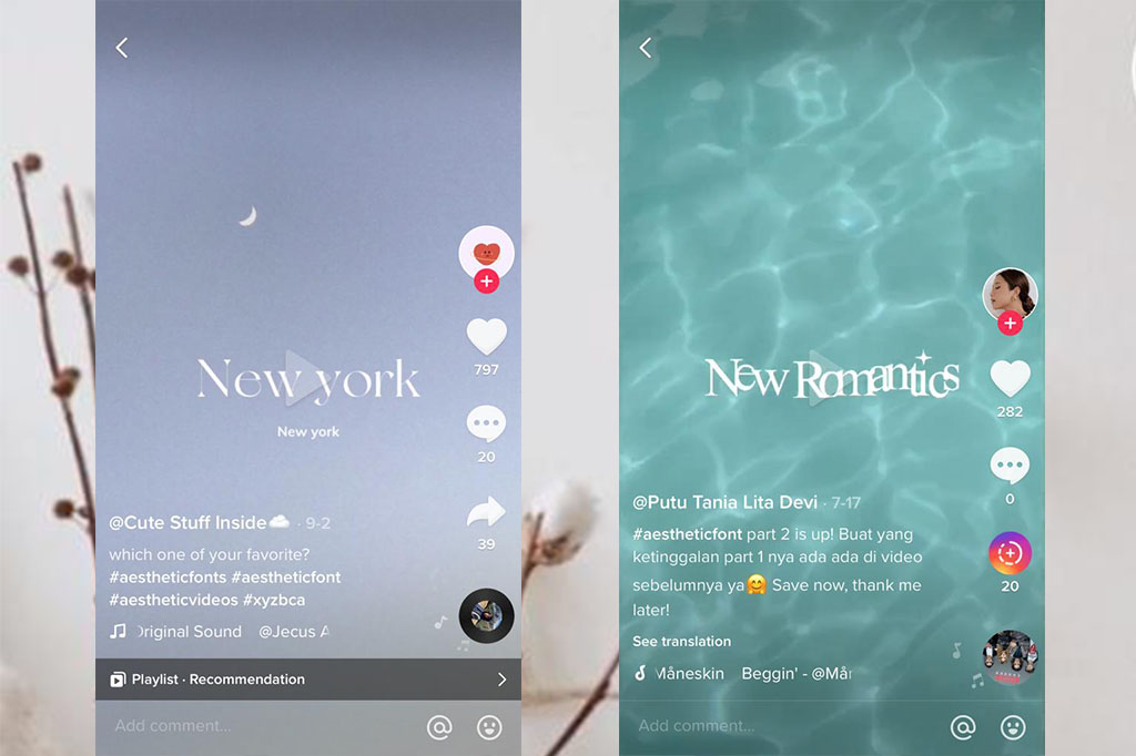10 Nama Font Aesthetic yang Buat Video TikTok Makin Keren.